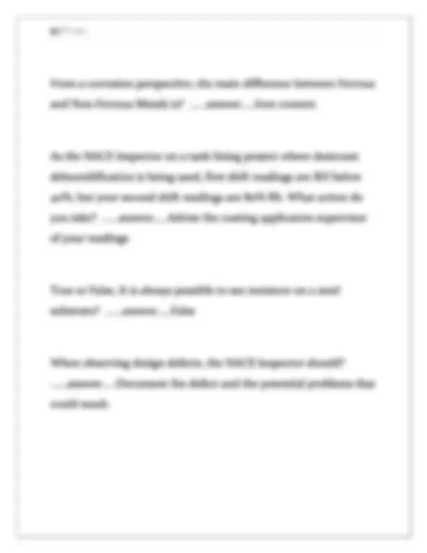 NACE CIP Level 2 Exam Study Guide 2025/2026: Practice Questions, Expert ...