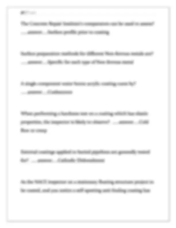 NACE CIP Level 2 Exam Study Guide 2025/2026: Practice Questions, Expert ...