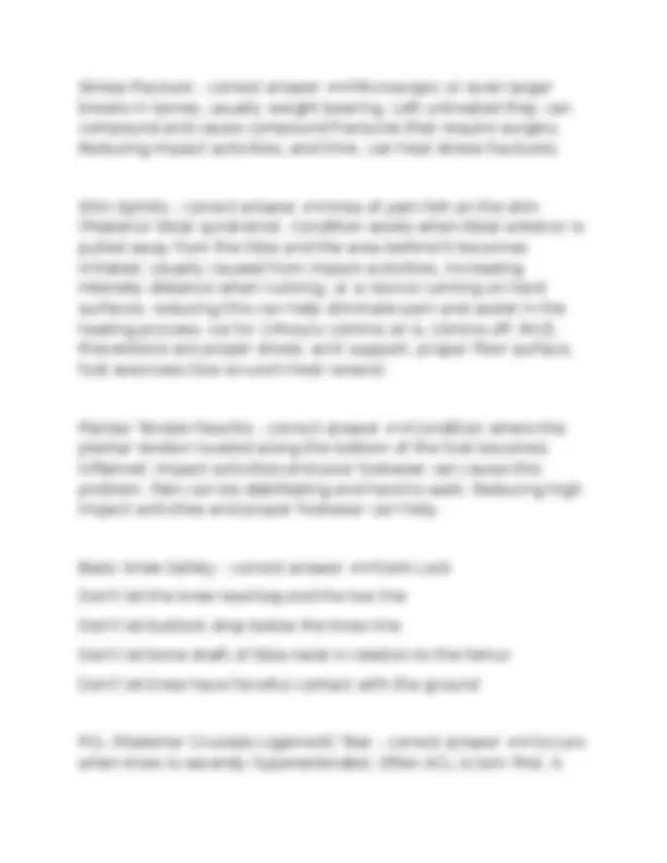 AAAI ISMA Practice Test – Injuries questions with complete solutions-5 ...