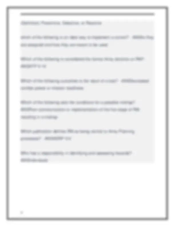 Risk management Basic Course (2025-2026) Test. Questions & Correct ...