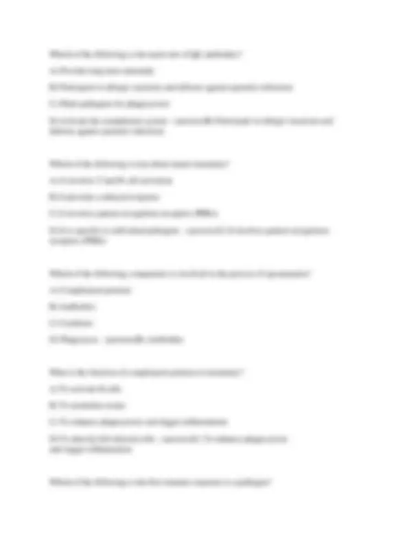 NURS 5315 Immunity Exam Questions with 100% Correct Answers . | Exams ...