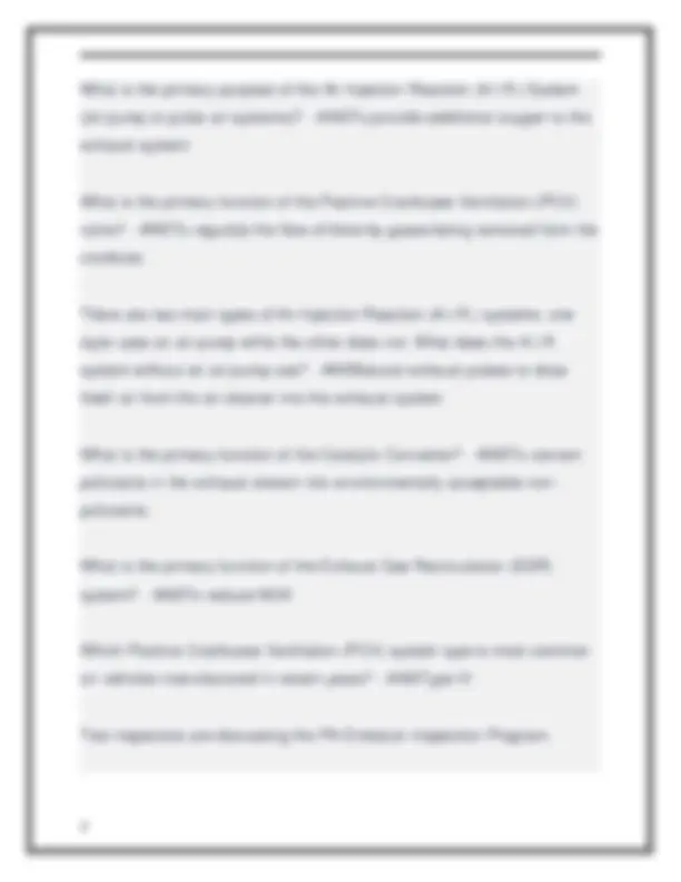 PA EMISSIONS TEST LATEST EDITION 2025-2026. QUESTIONS & CORRECT ANSWERS ...