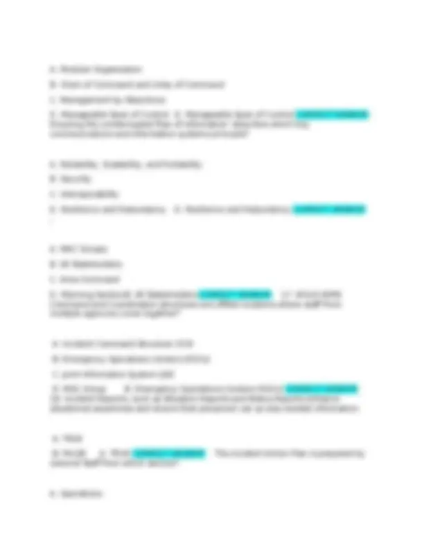 FEMA IS-700.b NIMS Final Exam 2025 | 100% Correct Answers | Certified ...