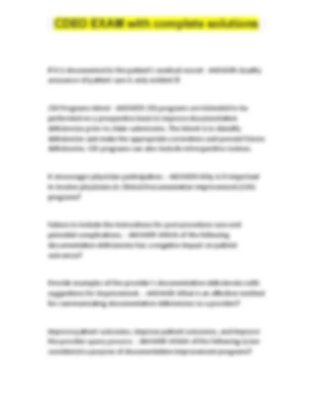 CDEO FINAL EXAM STUDY GUIDE 2025 2026 COMPLETE QUESTIONS WITH CORRECT ...