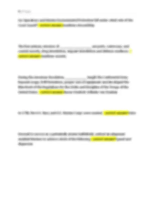 SEJPME MOD 6 - Armed Forces Overview: Exam Questions and Solutions ...