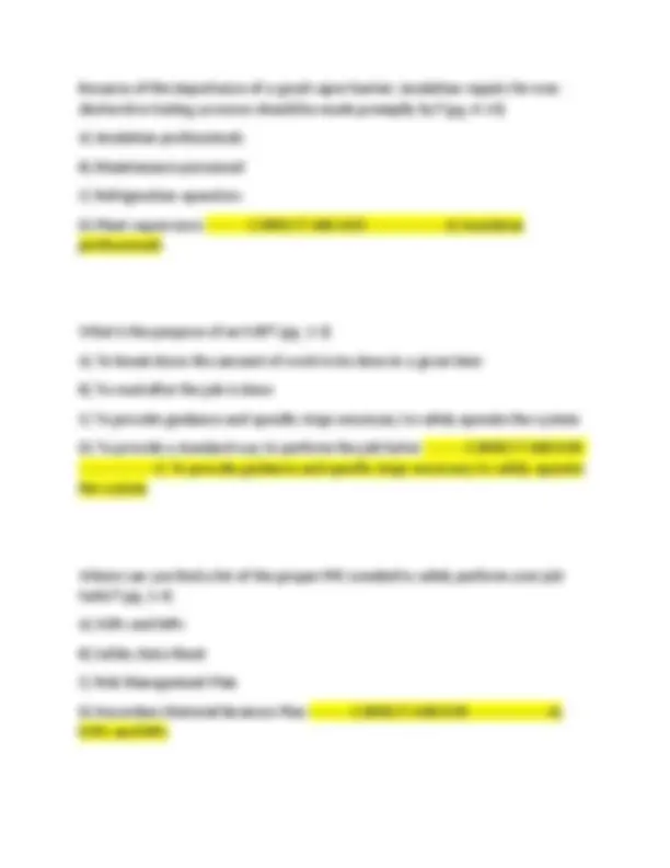 RETA Industrial Refrigeration Book 3 Exam | Complete Questions and ...