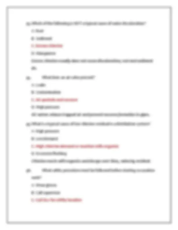 California Water Distribution Operator Certification Exam Test ...