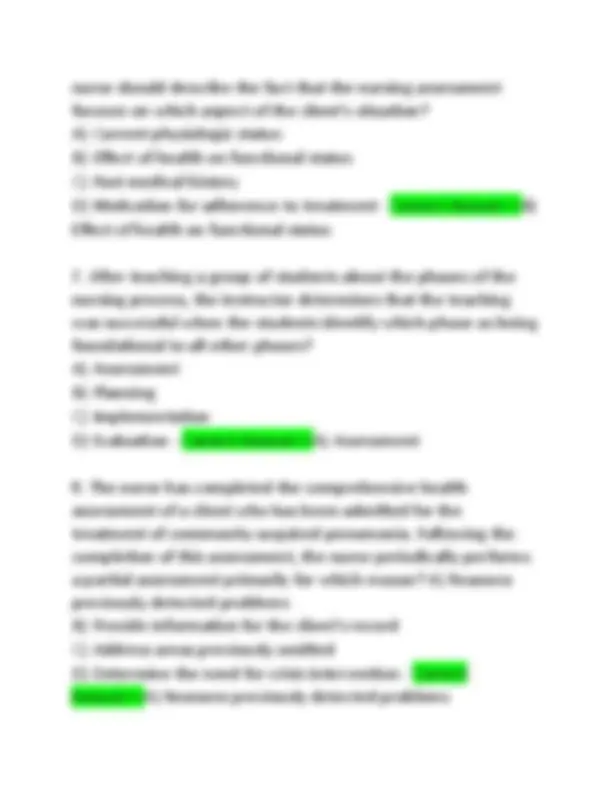 Health Assessment in Nursing 7th Edition Weber Kelley Test Bank 2025 ...