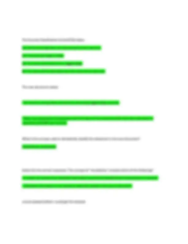 Derivative Classification Training Exam 2025- 2026 WITH COMPLETE ...