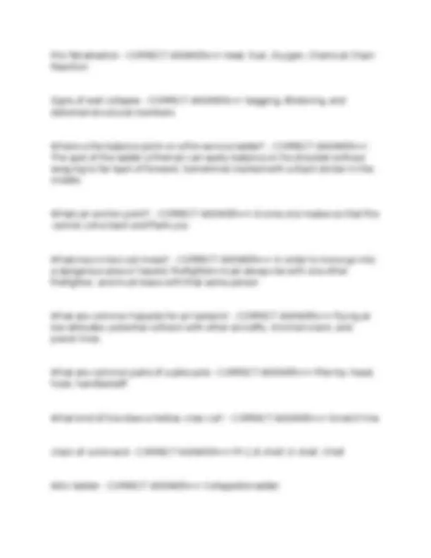 Wildland Firefighting Exam Questions and Answers | Exams Safety and ...