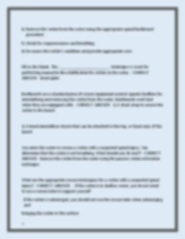 AMERICAN RED CROSS LIFEGUARDING FINAL WRITTEN Exam 2025 – Complete ...