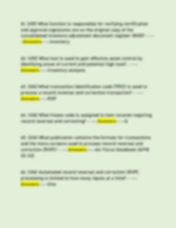 7 LEVEL CDC 2S071 EDIT CODE 8 EXAM QUESTIONS AND ANSWERS 100% PASS ...