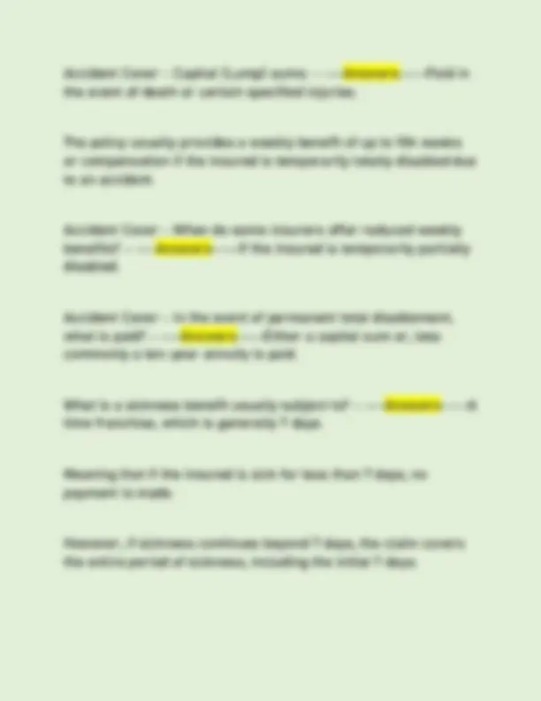 CII - IF2 EXAM 2025 QUESTIONS AND ANSWERS 100% PAS S | Exams Insurance ...