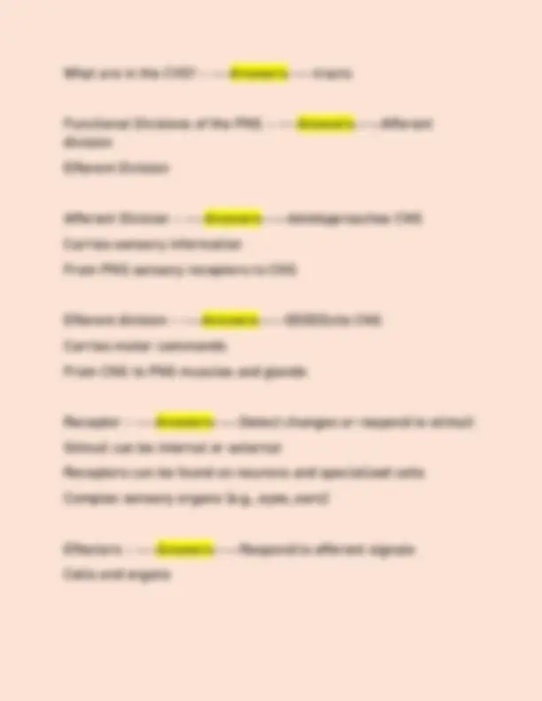 BSC 2085 EXAM 3/ EXAM QUESTIONS AND ANSWERS, RATED A+| QUESTIONS WITH 100% CORRECT ANSWER ...