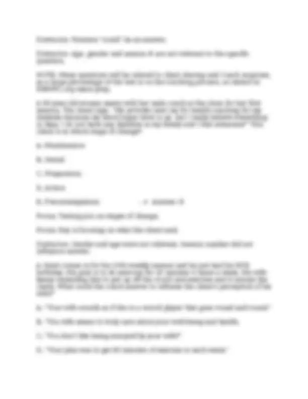 NBHWC Practice Exam – Q’s & A’s | Exams Public Health | Docsity