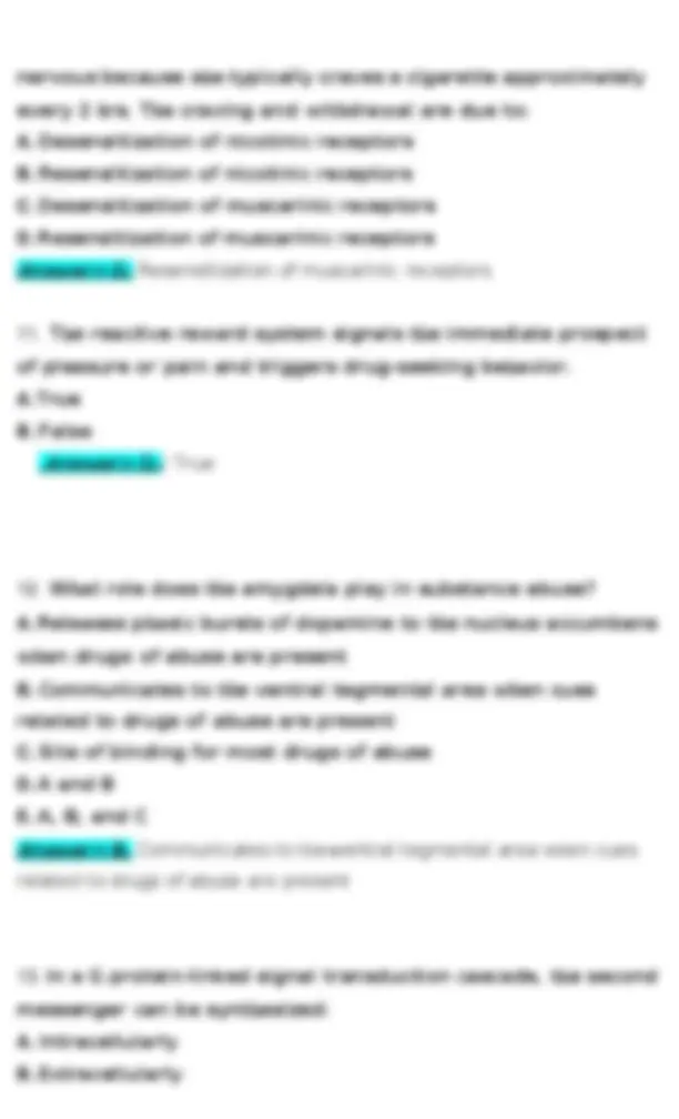 NR 546 Advanced Pharmacology Psychopharmacology Midterm Exam ...