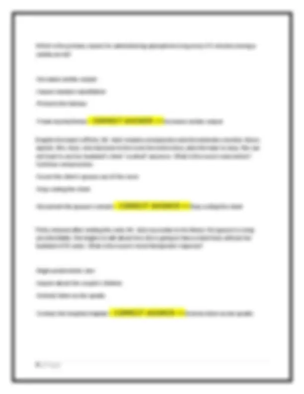 ACLS Sepsis Exam: Advanced Cardiac Life Support Questions and Answers ...