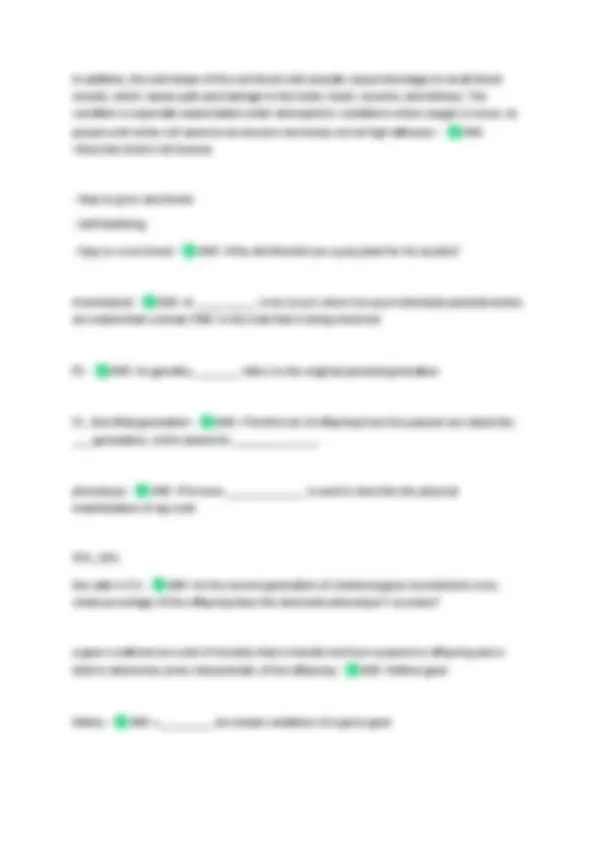 Genetics Final Exam: Cell Division and Mendelian Genetics | Exams ...