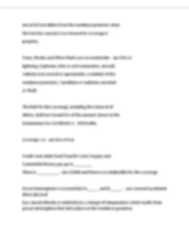 State Farm Claims Adjuster Certification Exam Prep: Key Coverage ...