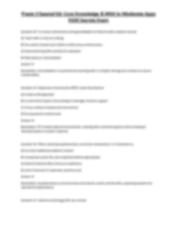 Praxis II Special Education Exam Questions and Answers | Exams ...