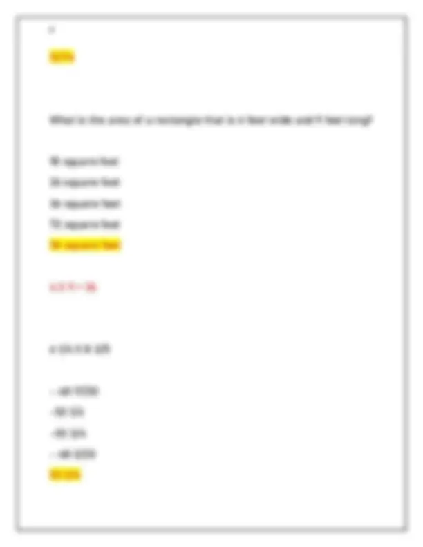 NLN PAX/NEX MATH EXAM 2025 ACTUAL EXAM QUESTIONS AND CORRECT DETAILED ...