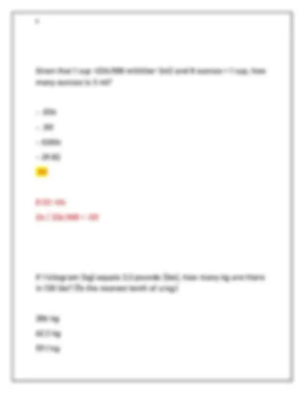 NLN PAX/NEX MATH EXAM 2025 ACTUAL EXAM QUESTIONS AND CORRECT DETAILED ...