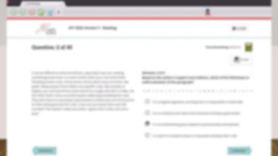 ATI TEAS 7 English Reading Actual Exam Versions 1–3 comprehension ...