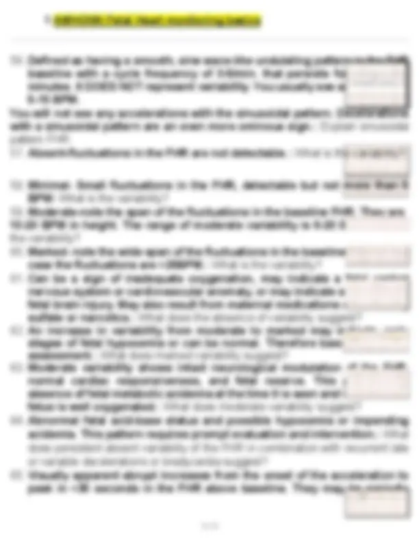 AWHONN Fetal Heart Monitoring Basics – Certification Exam Questions and ...