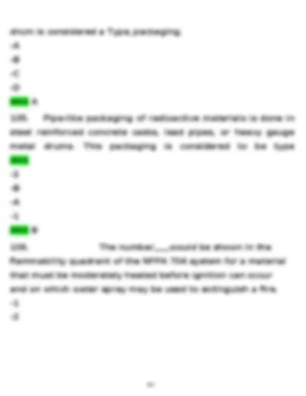 HAZMAT Operations 2025 Exam Test Prep Questions and Answers – Verified ...
