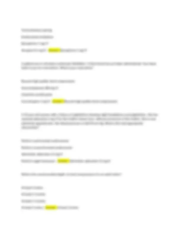 ACLS Pre-Course SelfAssessment QUESTIONS WITH 100% ANSWERS 2025 | Exams ...