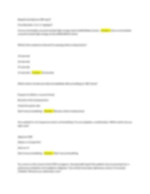 ACLS Pre-Course SelfAssessment QUESTIONS WITH 100% ANSWERS 2025 | Exams ...