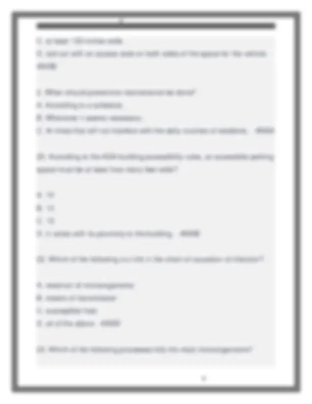 Environmental Management and Safety: Questions and Answers for Nursing ...