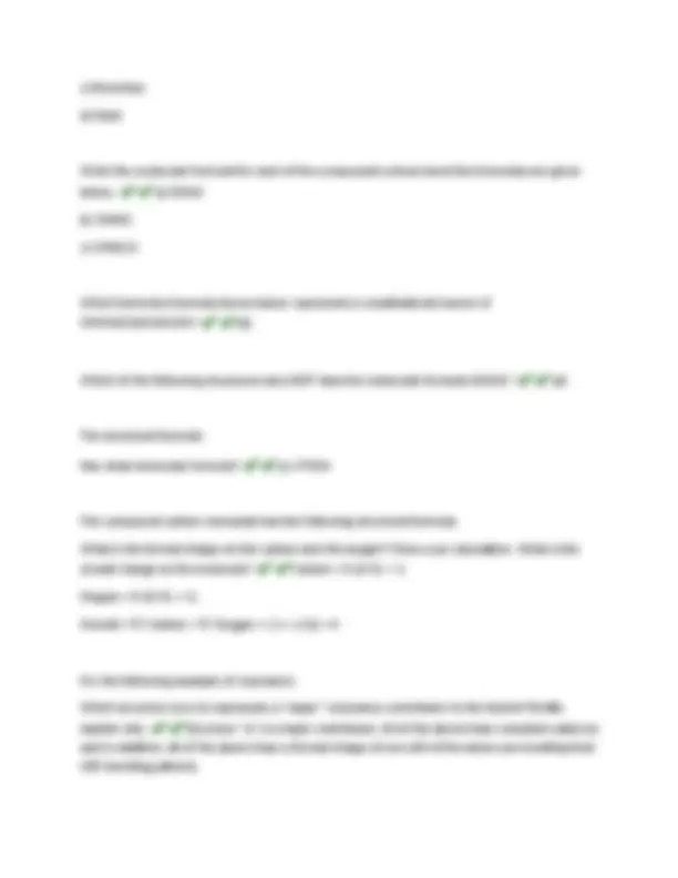 CHEM 219 Module 1 problem set QUESTIONS AND 100% CORRECT ANSWERS ...
