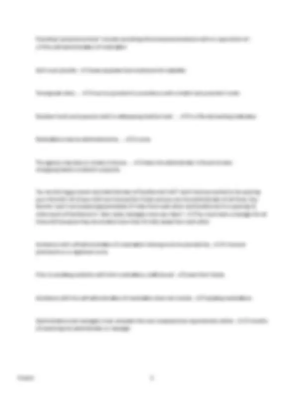 Florida ALF Core Study Guide Exam (2025/2026) | Exams Health sciences ...