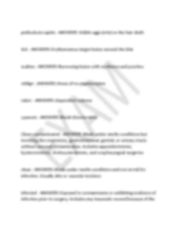 ADVANCED ASSESSMENT STUDY GUIDE MODULE 5 SKIN,HAIR,NAILS & LYMPHATICS ...
