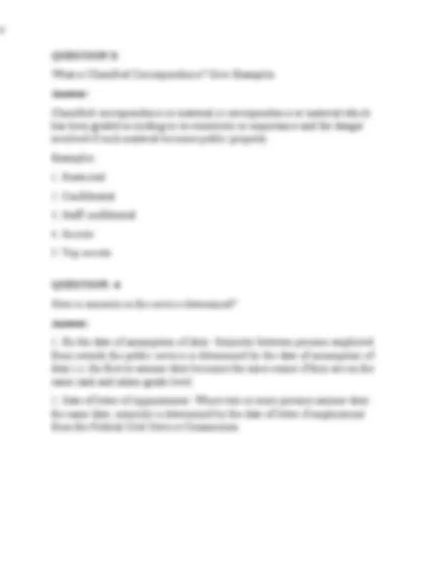 CIVIL SERVICE COMMISSION PROMOTIONAL COMPRO EXAMS PAST QUESTIONS AND ...