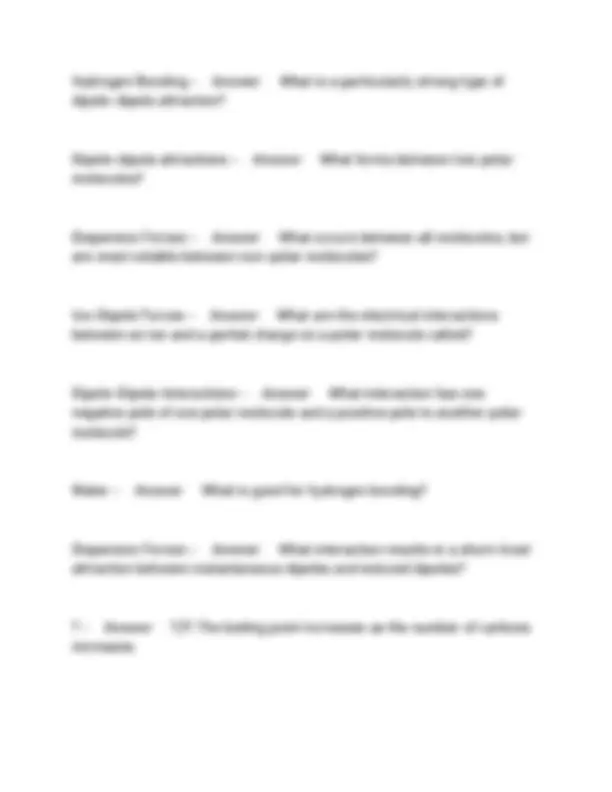 Chem 122 Exam 1 Study Guide Multiple choice 2025/2026 Latest Questions ...