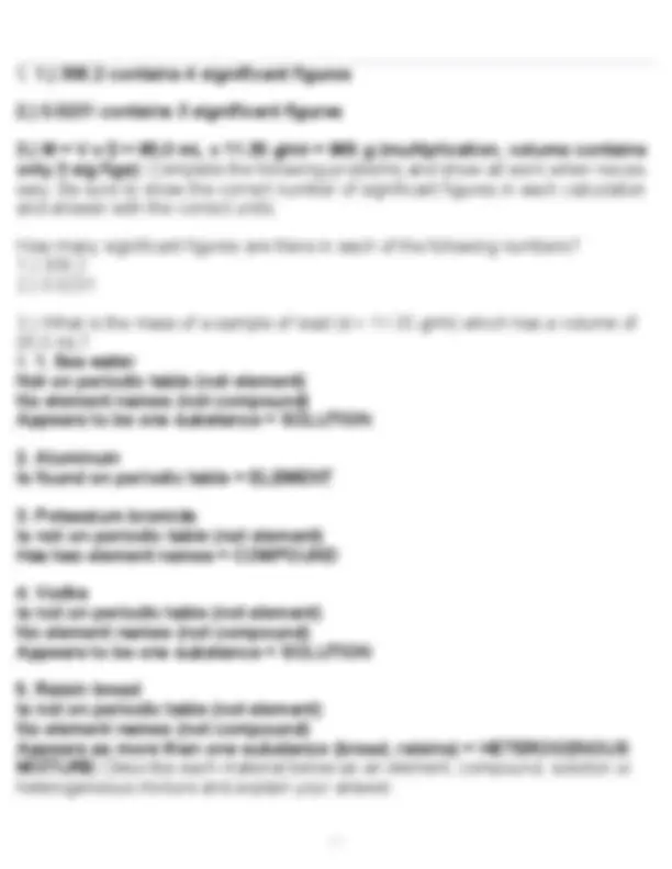 Portage Chemistry CHEM 103 – Unit 1 Study Guide & Key Concepts (2025).pdf | Exams Advanced ...