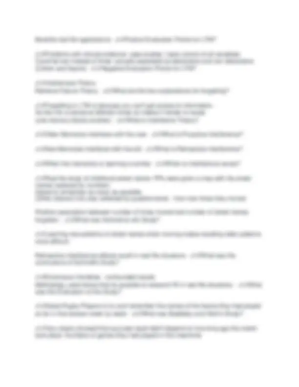 AQA PSYCHOLOGY MEMORY TEST PAPER 2025 QUESTIONS WITH ANSWERS RATED A+ ...