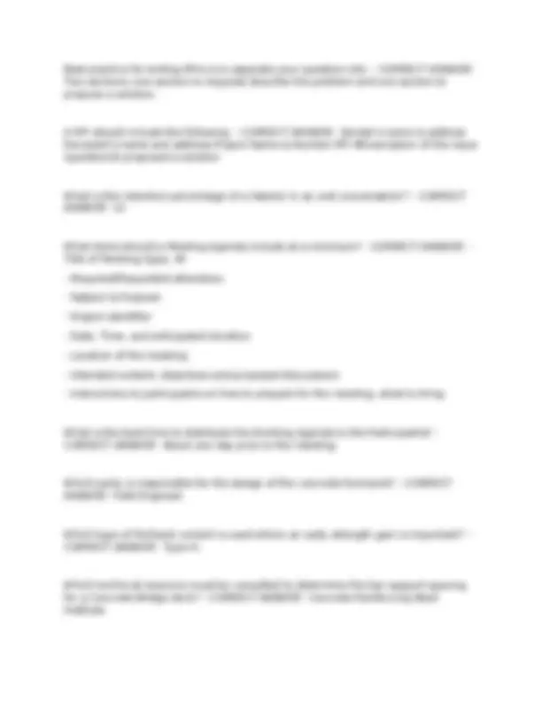 AIC Exam Questions Correctly Answered. | Exams Nursing | Docsity