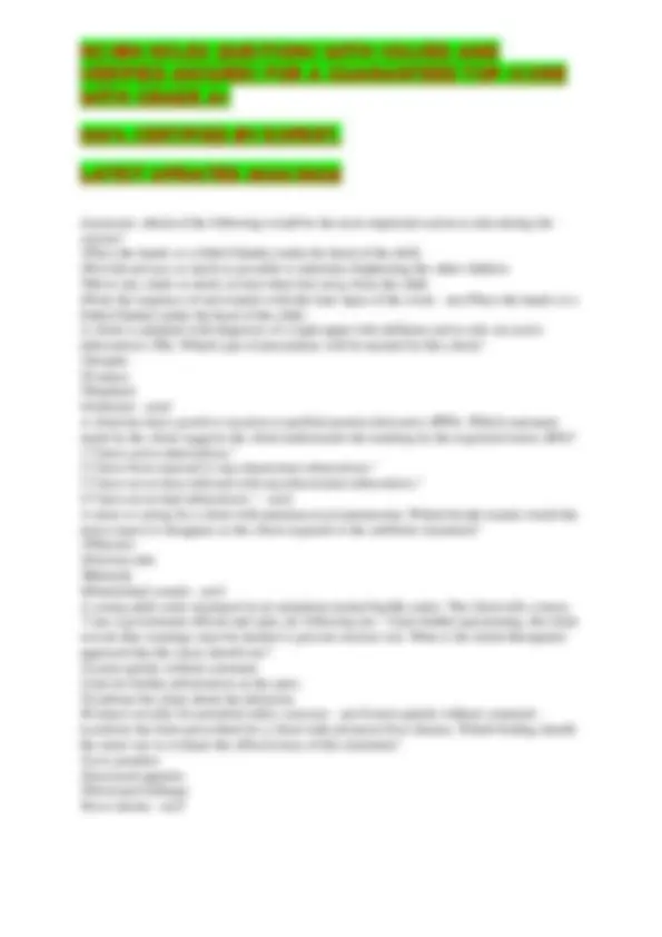 NCSBN NCLEX QUESTIONS WITH SOLVED AND VERIFIED ANSWERS FOR A GUARANTEED ...