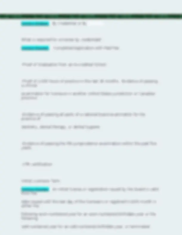 MN DENTAL ASSISTANT JURISPRUDENCE EXAM | QUESTIONS Study pack with 100% ...