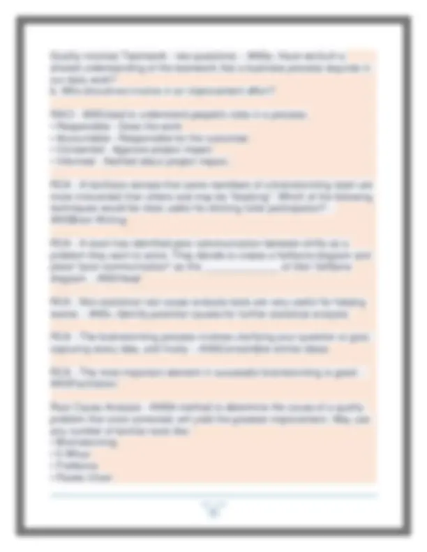QDM - Quality Driven Management EXAM Questions & Answers 2025-2026 ...
