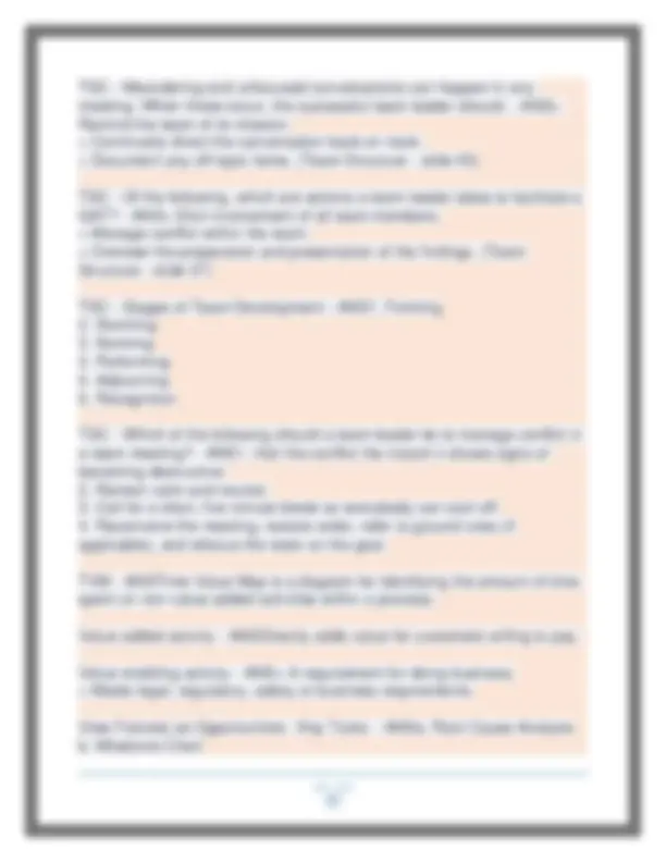 QDM - Quality Driven Management EXAM Questions & Answers 2025-2026 ...