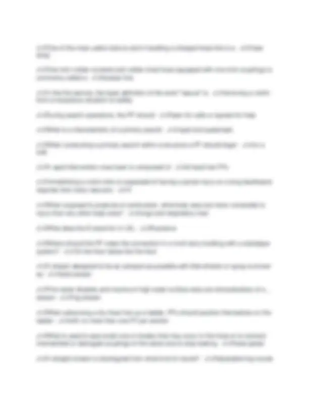 FIREFIGHTER 1 EXAM SCRIPT 2025/2026 QUESTIONS WITH ANSWERS MARKED A+ ...