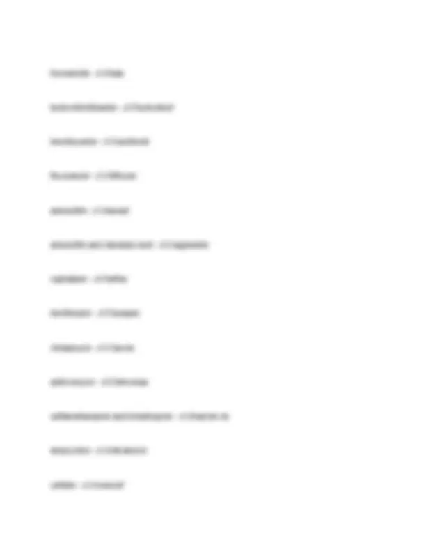 CPhT Exam Drug List | Exams Nursing | Docsity