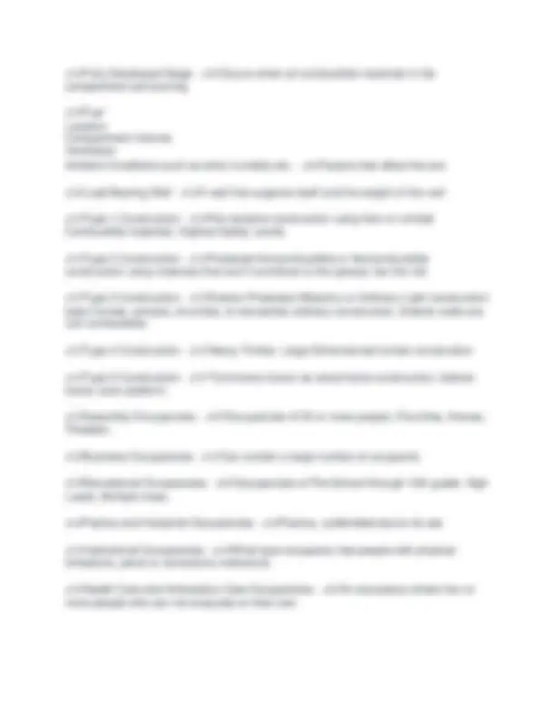 FLORIDA FIRE INSPECTOR STUDY GUIDE CORE QUESTIONS WITH SOLUTIONS A+ ...