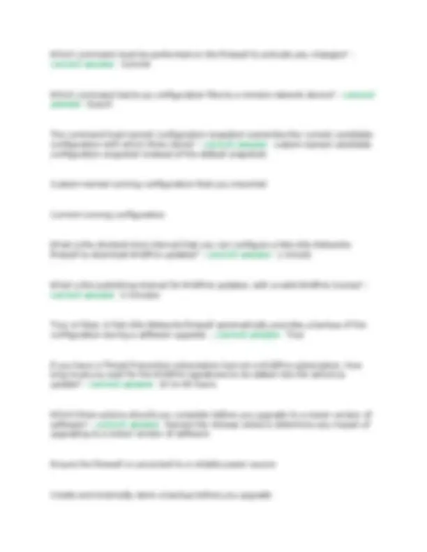 PCNSA| QUESTIONS CORRECTLY ANSWERED GRADED A+. | Exams Computer Science ...