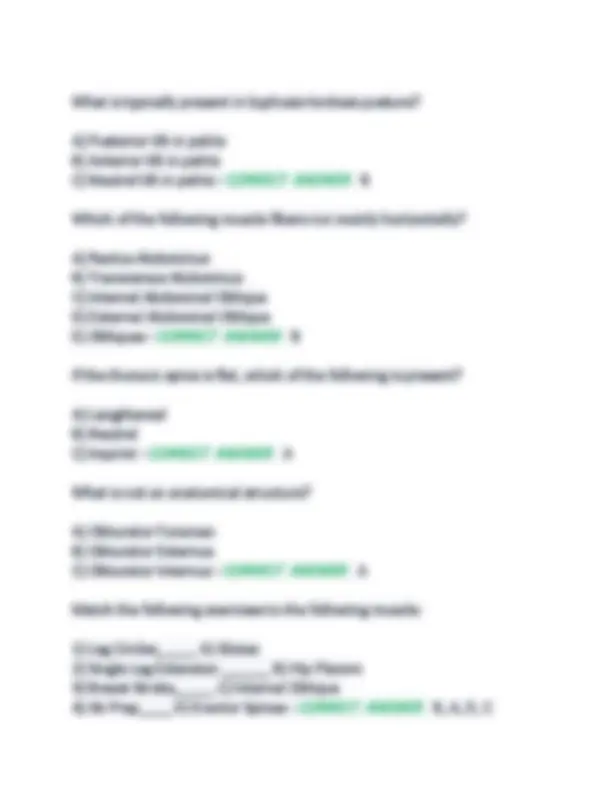 Stott Pilates Written Exam ACTUAL EXAM WITH A STUDY GUIDE AND PRACTICE ...