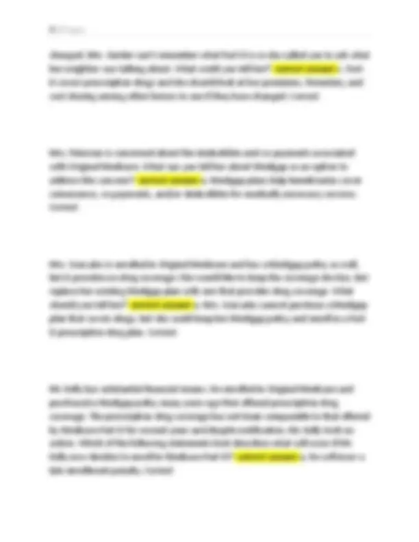 AHIP Module 1 2025: Comprehensive Q&A for Medicare Certification ...